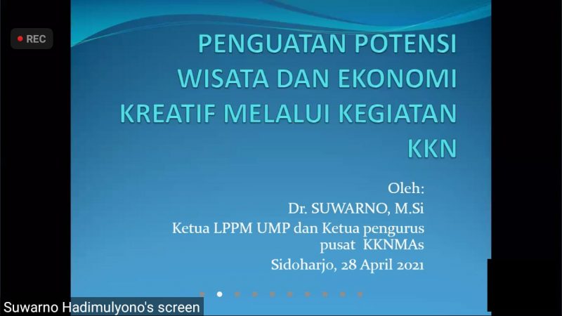 Ketua LPPM UMP : Upayakan Potensi Desa Wisata Melalui Kegiatan KKN