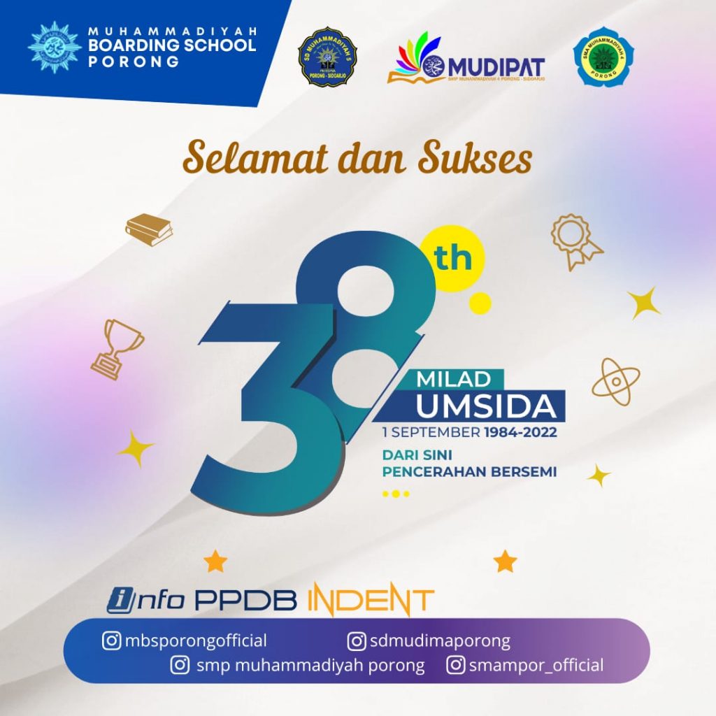 Milad ke-38 Umsida Bertabur Ucapan Selamat