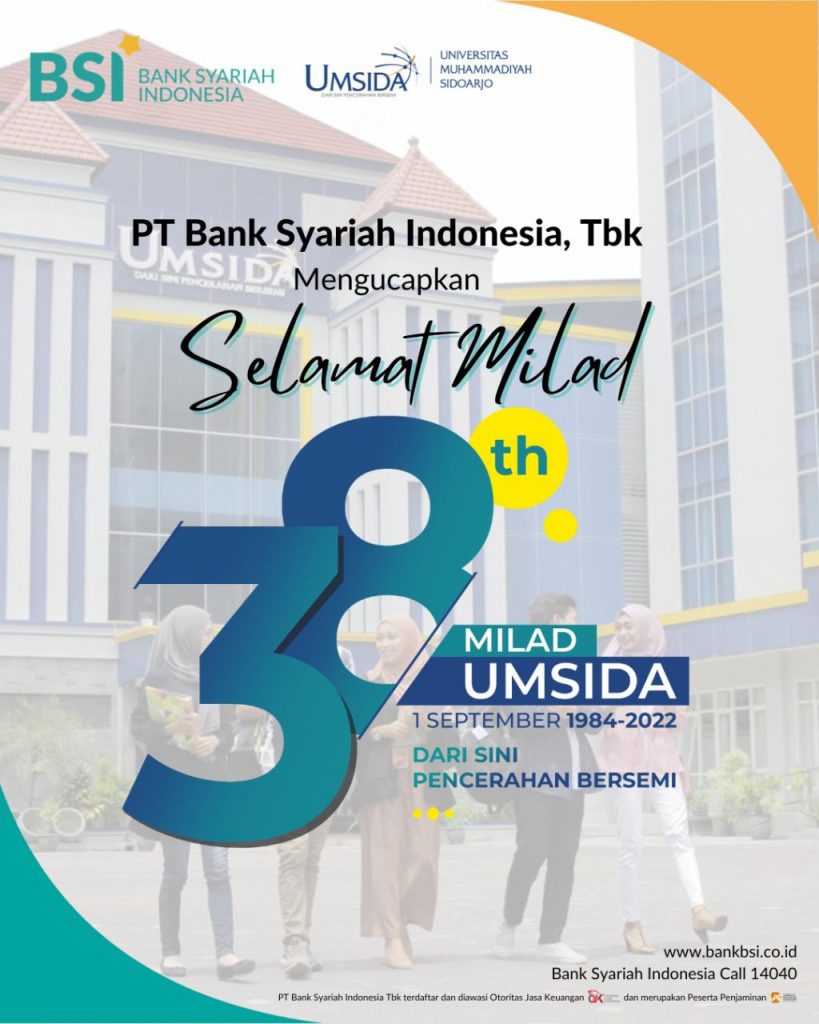 Milad ke-38 Umsida Bertabur Ucapan Selamat