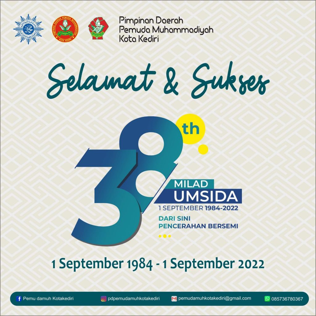 Milad ke-38 Umsida Bertabur Ucapan Selamat