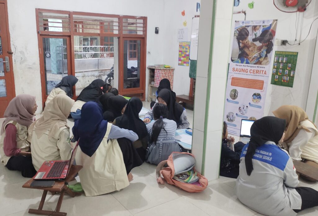 Asah Kreativitas Anak lewat Literasi Digital, Tim PPK ORMAWA Gandeng Volunteer