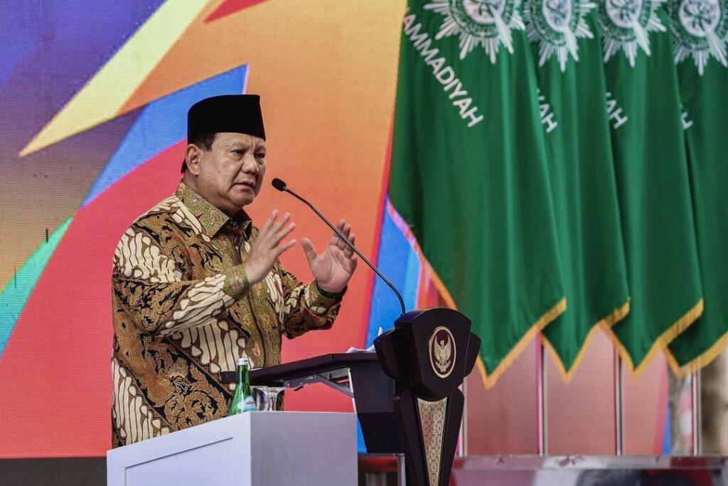 Presiden Prabowo: Muhammadiyah Lebih dari Organisasi Dakwah
