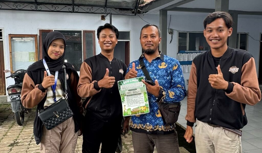 KKNP 35 Umsida Buat Eco Lindi Untuk Mengurangi Bau Sampah di TPA Desa ...