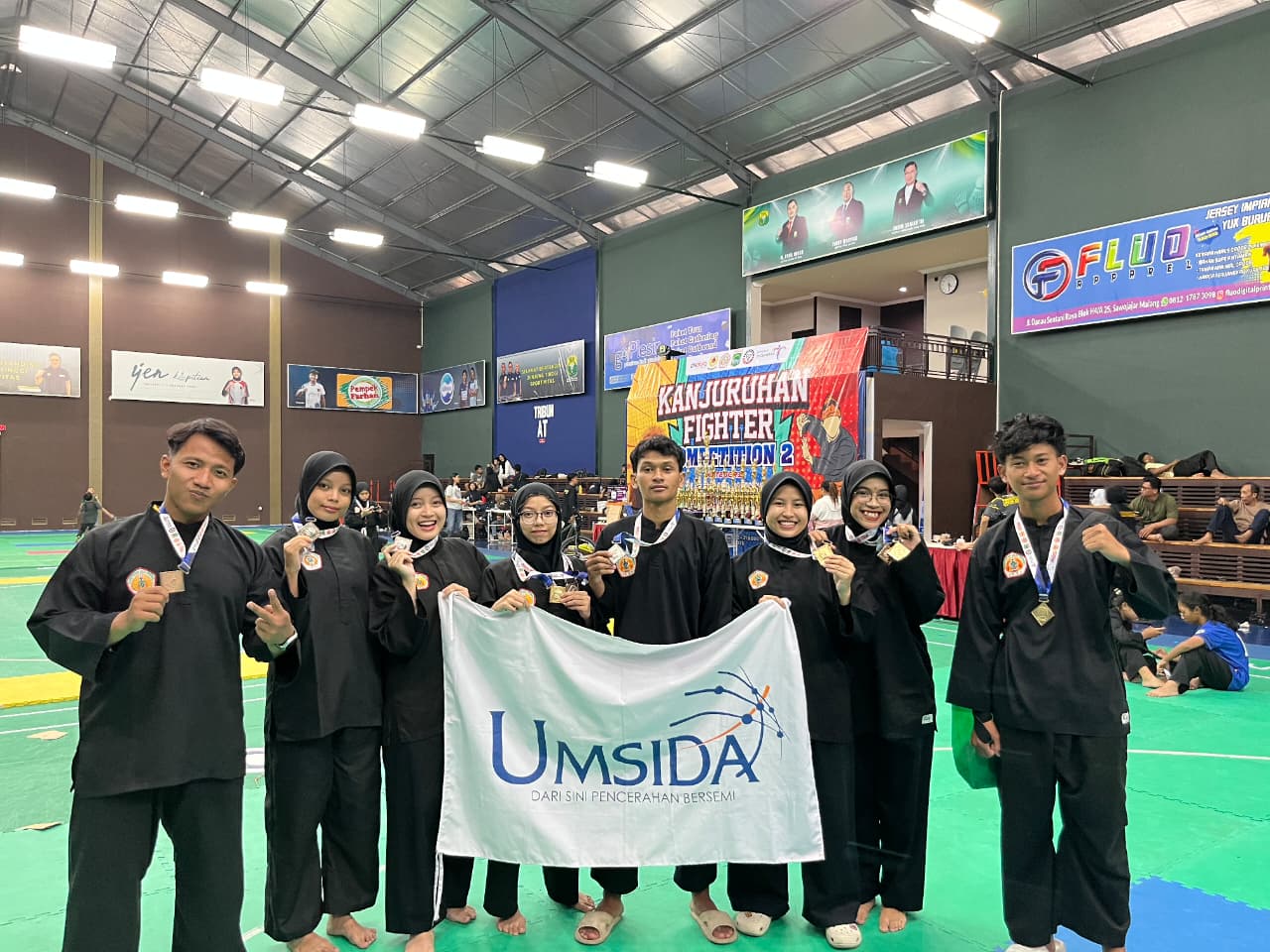 Atlet Pencak Silat Umsida Raih 2 Juara Sekaligus dalam Kanjuruhan Fighter Competition II 2025
